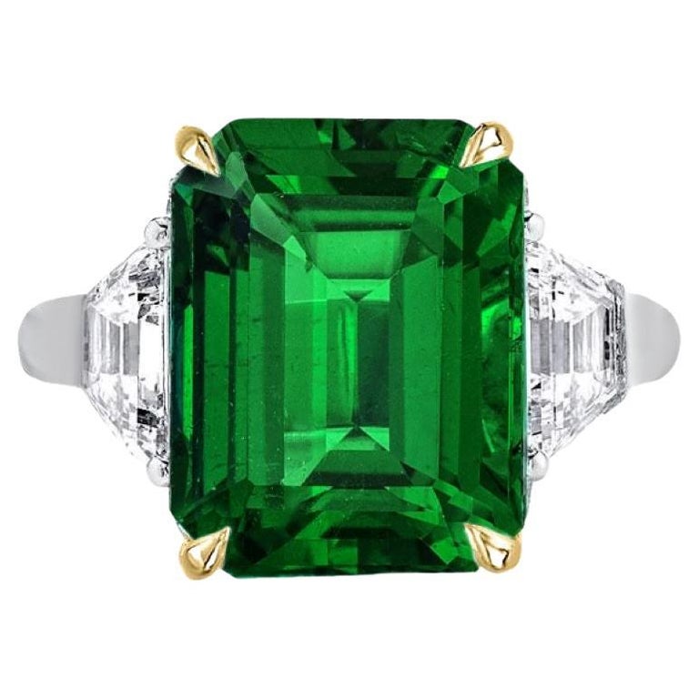 Smaragd- und Diamant-Ring im Angebot bei 1stDibs