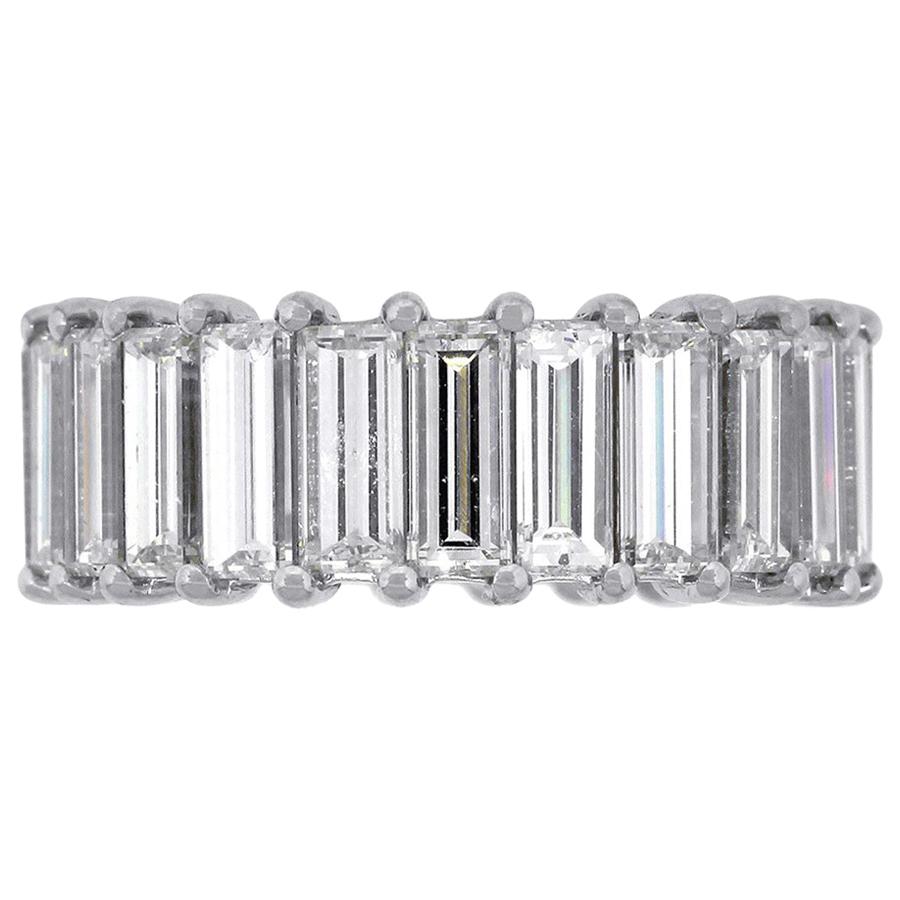 Emerald Cut Diamond Eternity Band at 1stDibs | eternity band boca raton