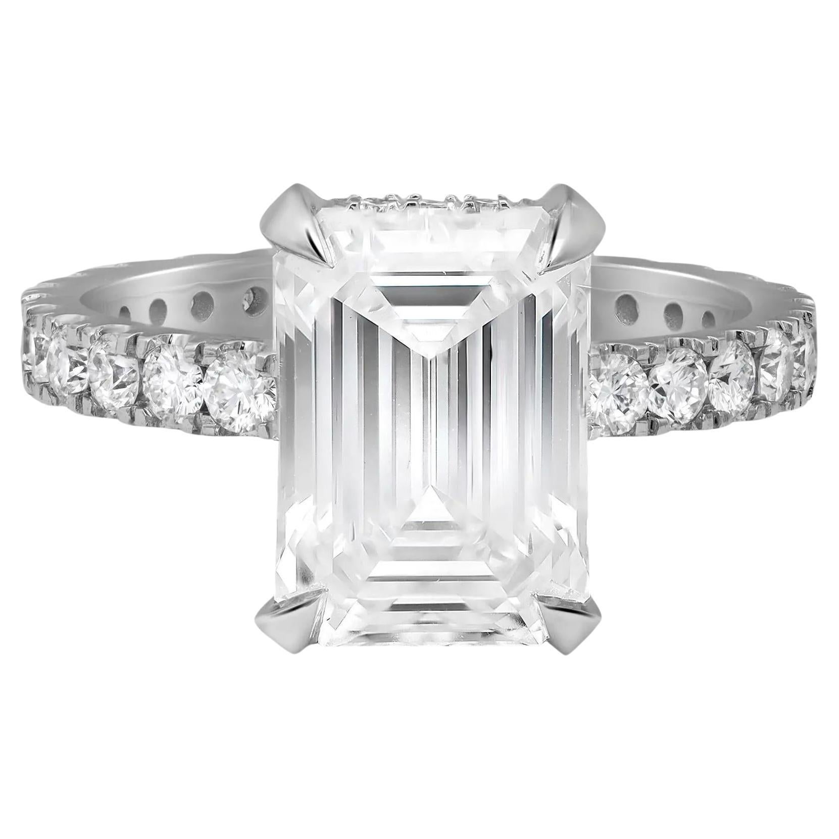 Lab Grown Emerald Cut Diamond - 40 For Sale on 1stDibs