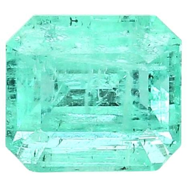 Emerald Cut Loose Emerald from Russia Ring Gem 2.1 Carat For Sale at ...