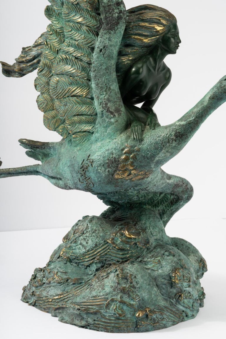"Emerald Dream" Bronze Sculpture by Jiang Tie Feng, '1991' For Sale at ...
