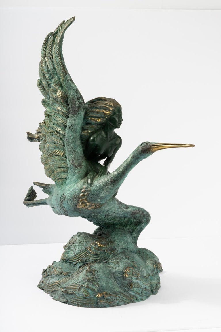 "Emerald Dream" Bronze Sculpture by Jiang Tie Feng, '1991' For Sale at ...