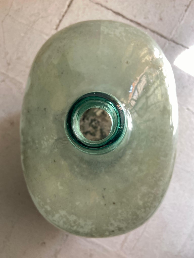 Emerald Green Demijohn From Puebla, Mexico, Circa 1930's at 1stDibs