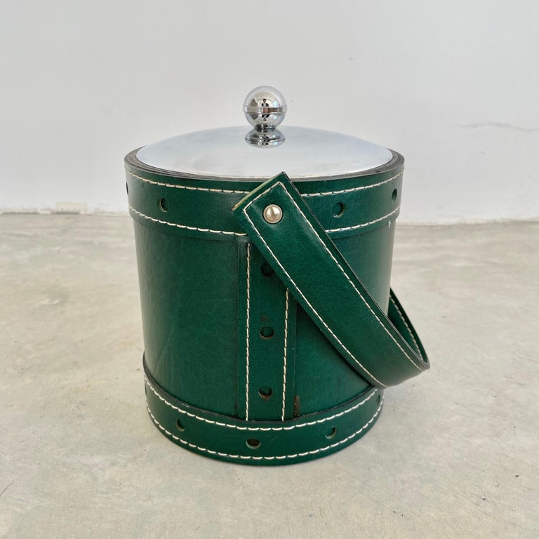 Emerald Green Ice Bucket, 1980s, USA For Sale at 1stDibs
