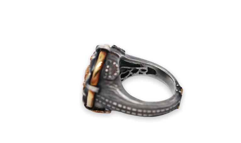 Emerald Juliette Jeans Ring For Sale at 1stDibs