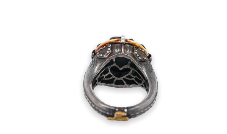Emerald Juliette Jeans Ring For Sale at 1stDibs