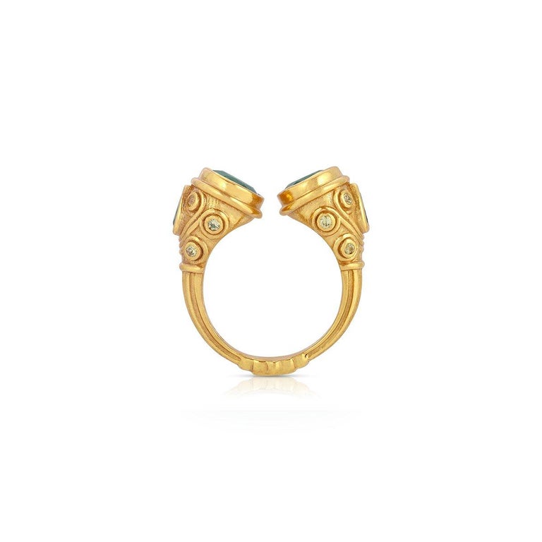 Emerald Maharani Ring For Sale at 1stDibs