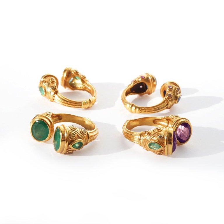 Emerald Maharani Ring For Sale at 1stDibs