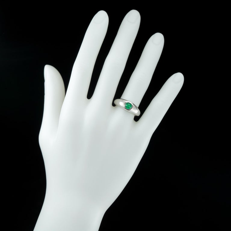Emerald Set Gypsy Ring at 1stDibs | emerald gypsy ring