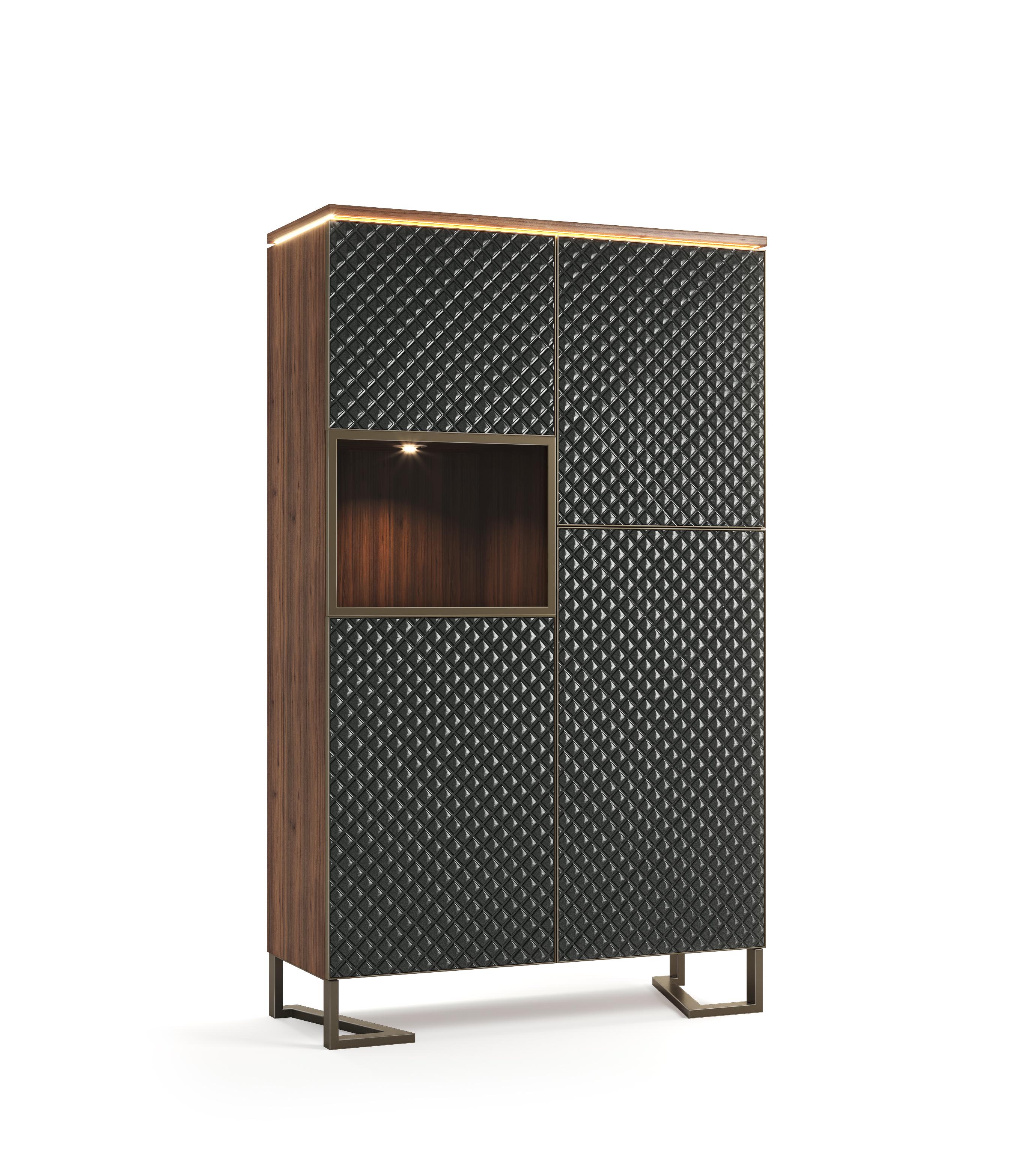 Emerald Tall Cabinet For Sale at 1stDibs