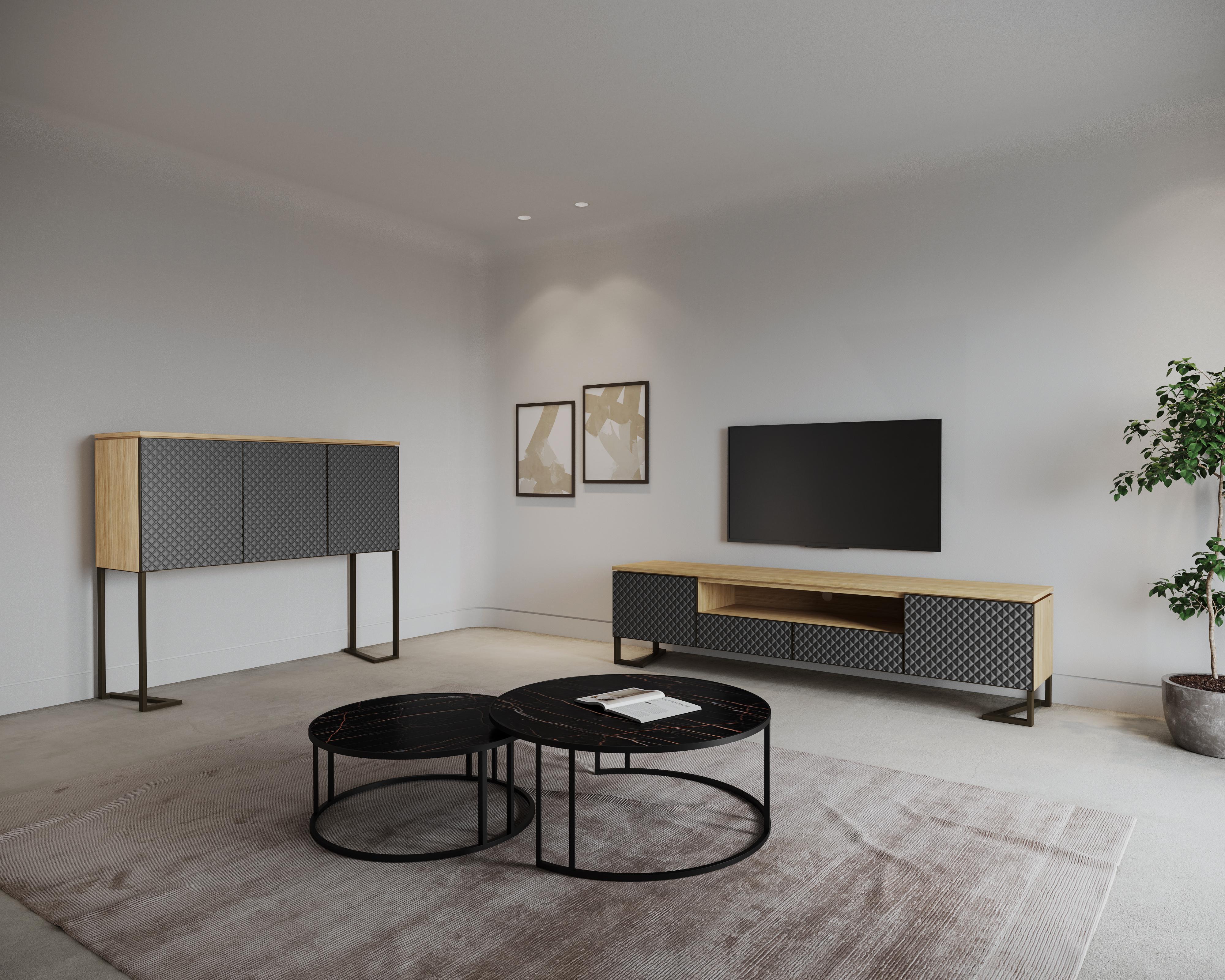 ZAGAS Emerald TV Cabinet For Sale at 1stDibs
