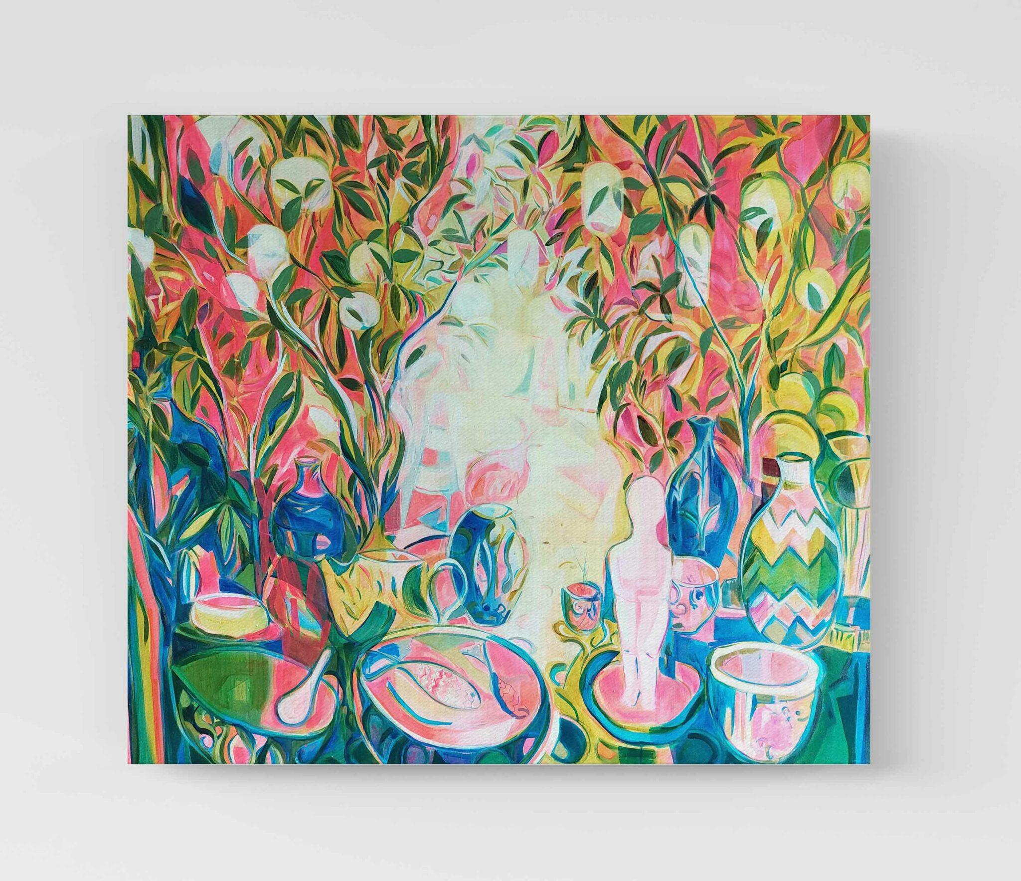 Emi Avora - Under the Frangipani Trees For Sale at 1stDibs