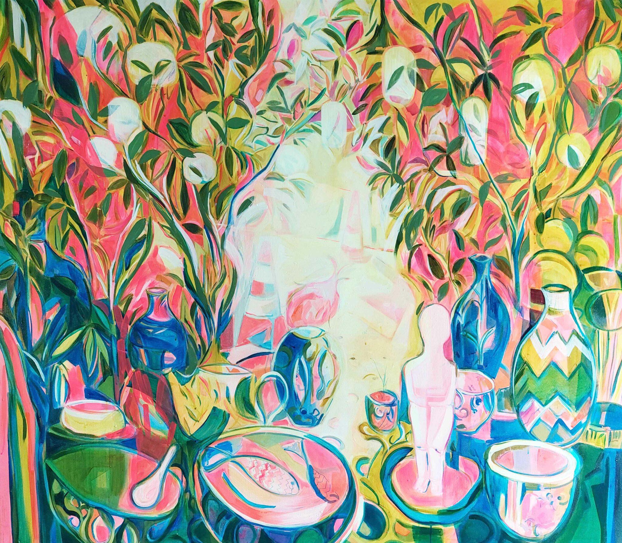 Emi Avora - Under the Frangipani Trees For Sale at 1stDibs