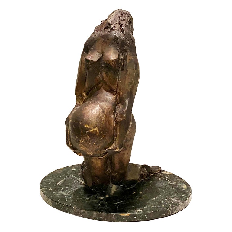 Emil Filla "Maternity" Bronze Sculpture For Sale at 1stDibs