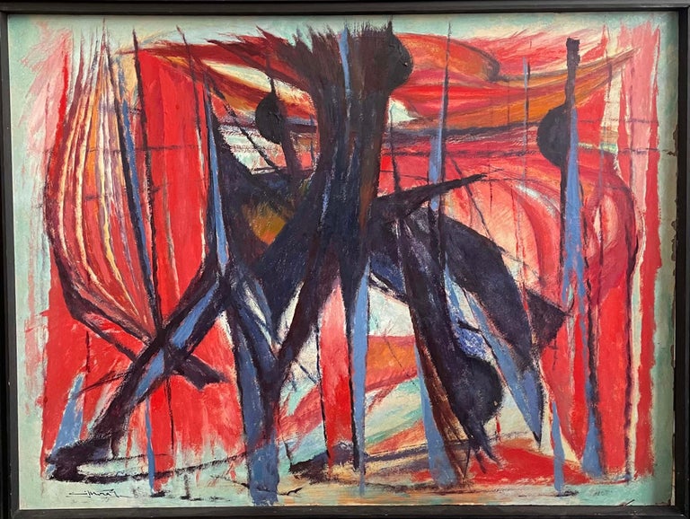 Emil Kosa Jr. - Blue Dancers For Sale at 1stDibs