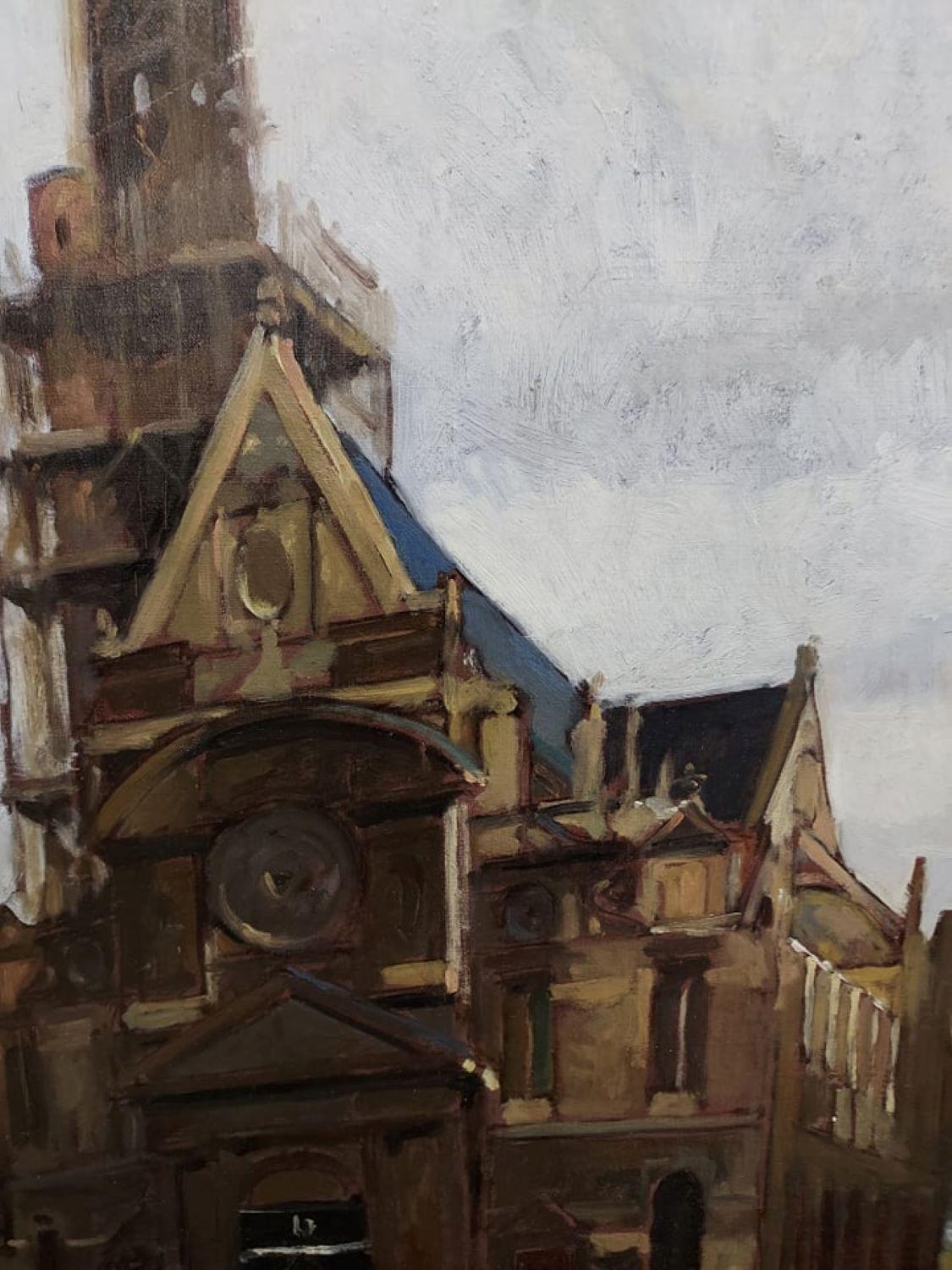 Emil Kosa Jr. - Church Paris Oil Painting by Emil Kosa Jr. For Sale at ...