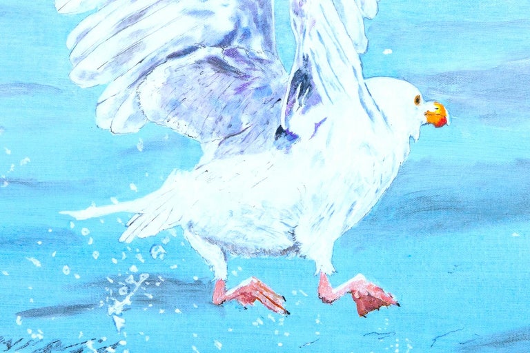 Emil Morhardt - Off With a Splash III, Original Painting For Sale at ...