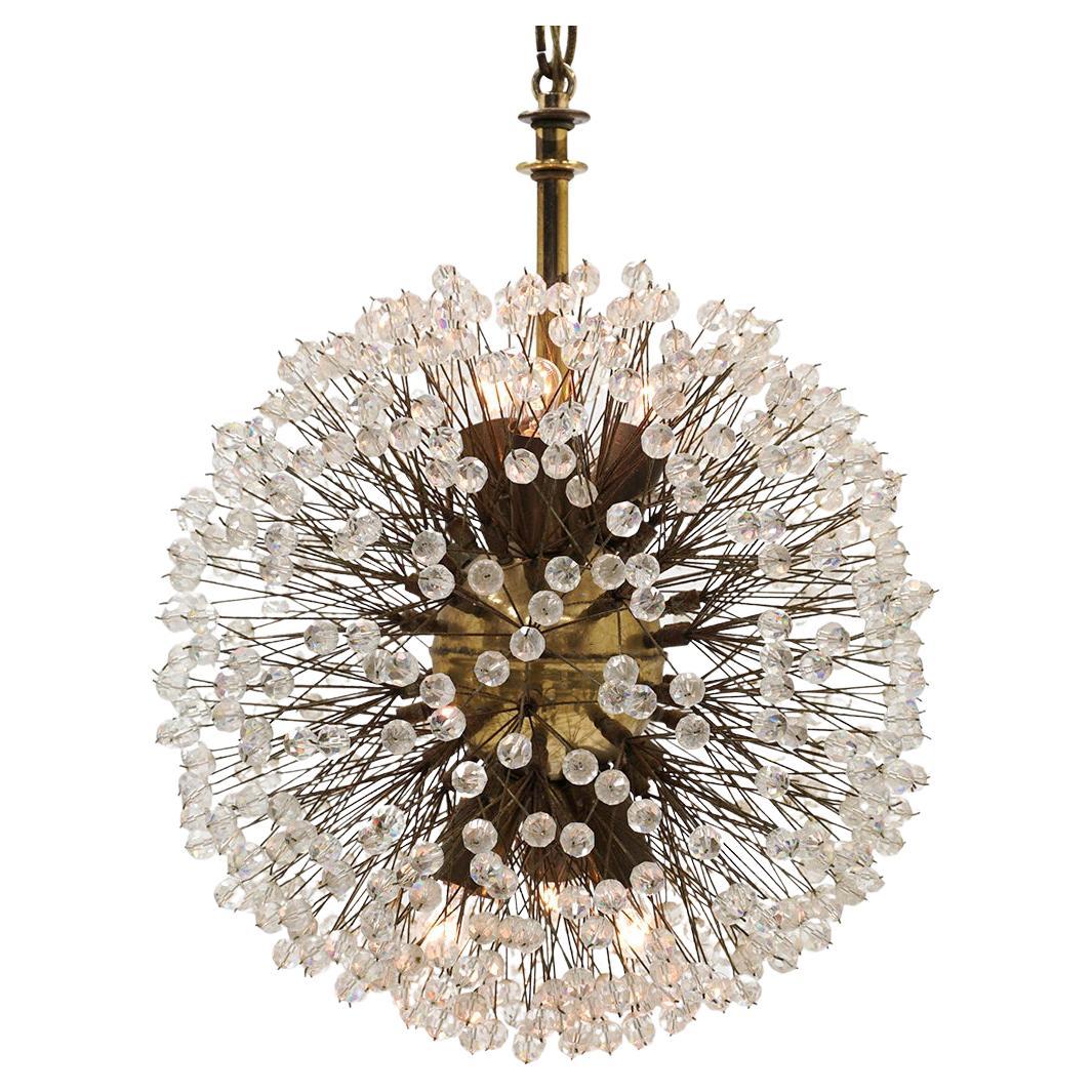 Crystal Snowflake Chandelier For Sale at 1stDibs
