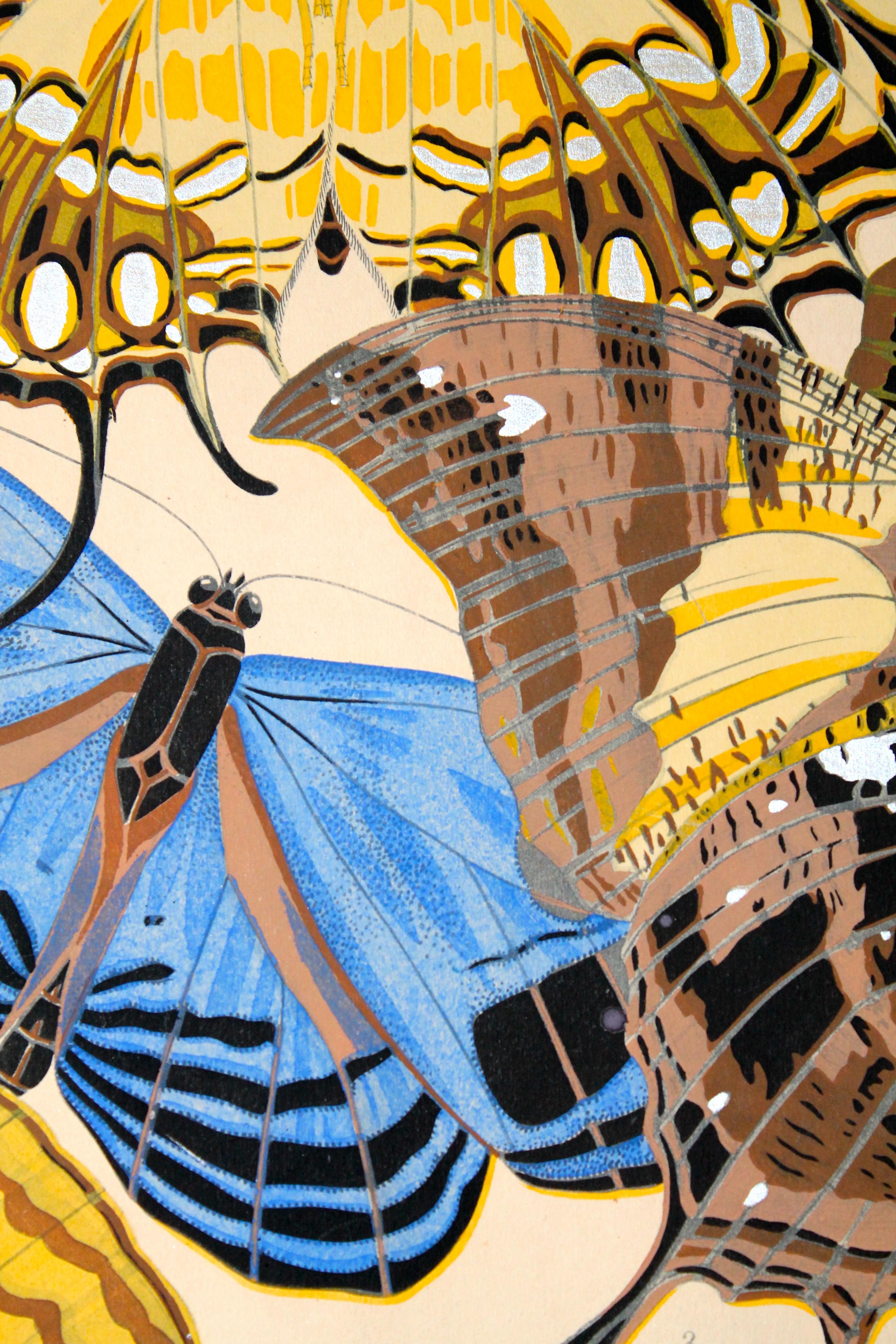 Emile-Alain Seguy "Papillons' Plate 4 French Art Deco at 1stDibs ...