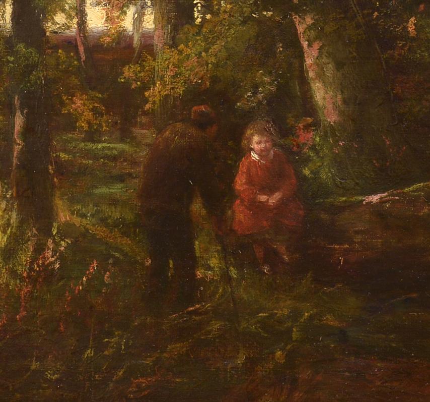Emile Breton - In the Barbizon Forest, Emile Breton, France, Landscape ...