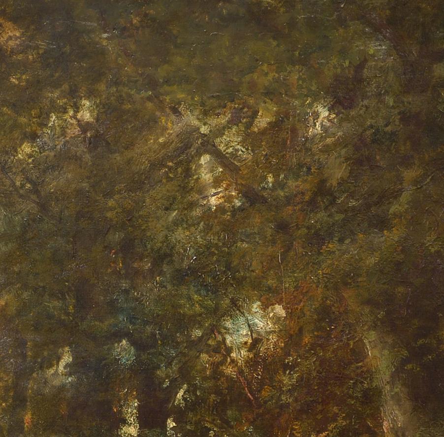 Emile Breton - In the Barbizon Forest, Emile Breton, France, Landscape ...