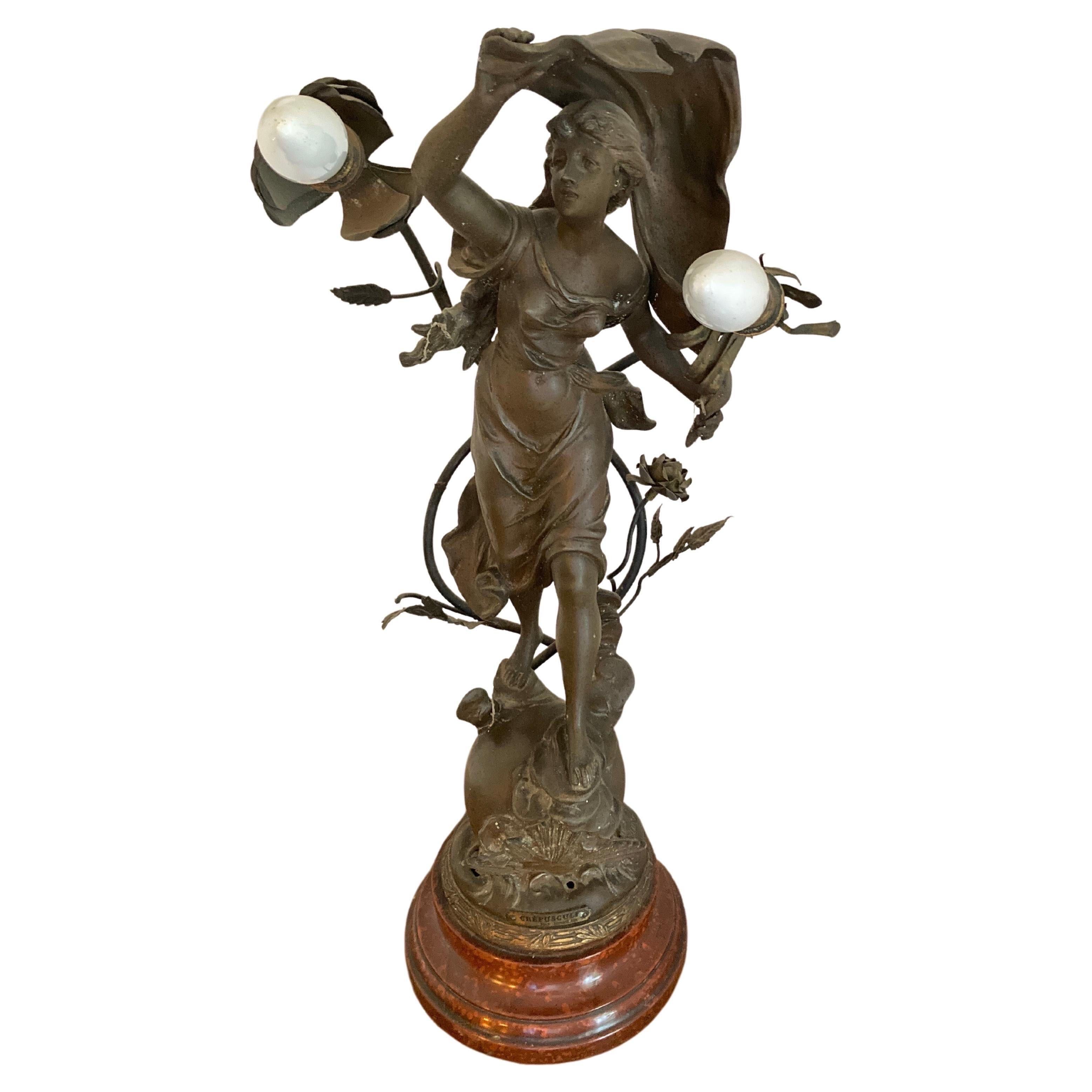Belle Epoch Period Bronze Sculpture by Emile Bruchon at 1stDibs
