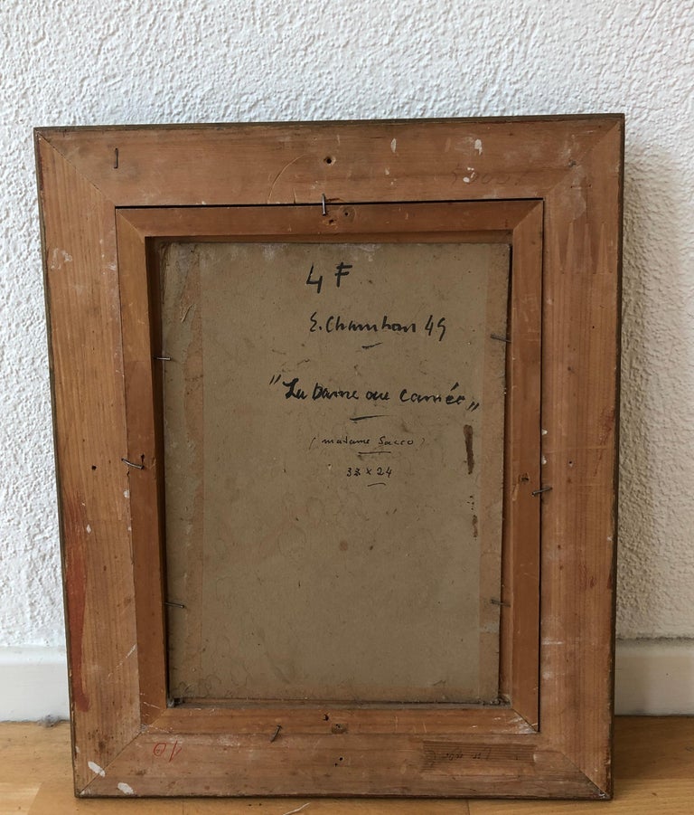 Emile Chambon - The lady with the cameo For Sale at 1stDibs