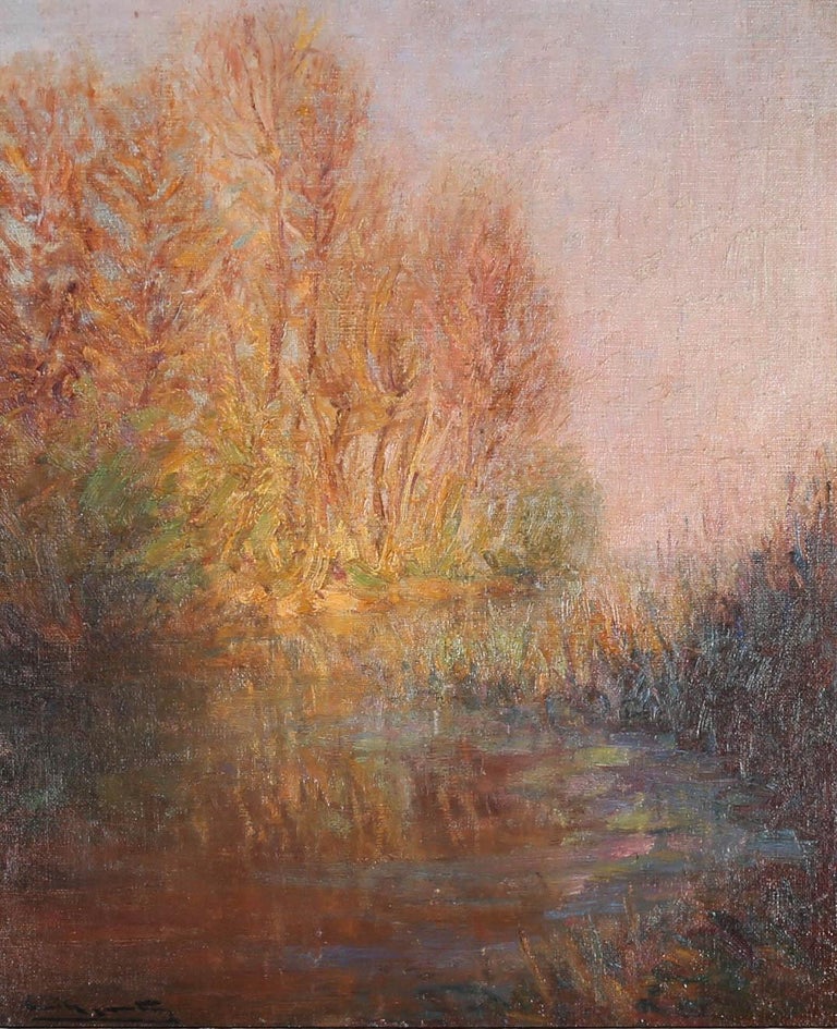Emile Gautier - Emile Gautier (1920-2013) - French School Oil, Soleil ...