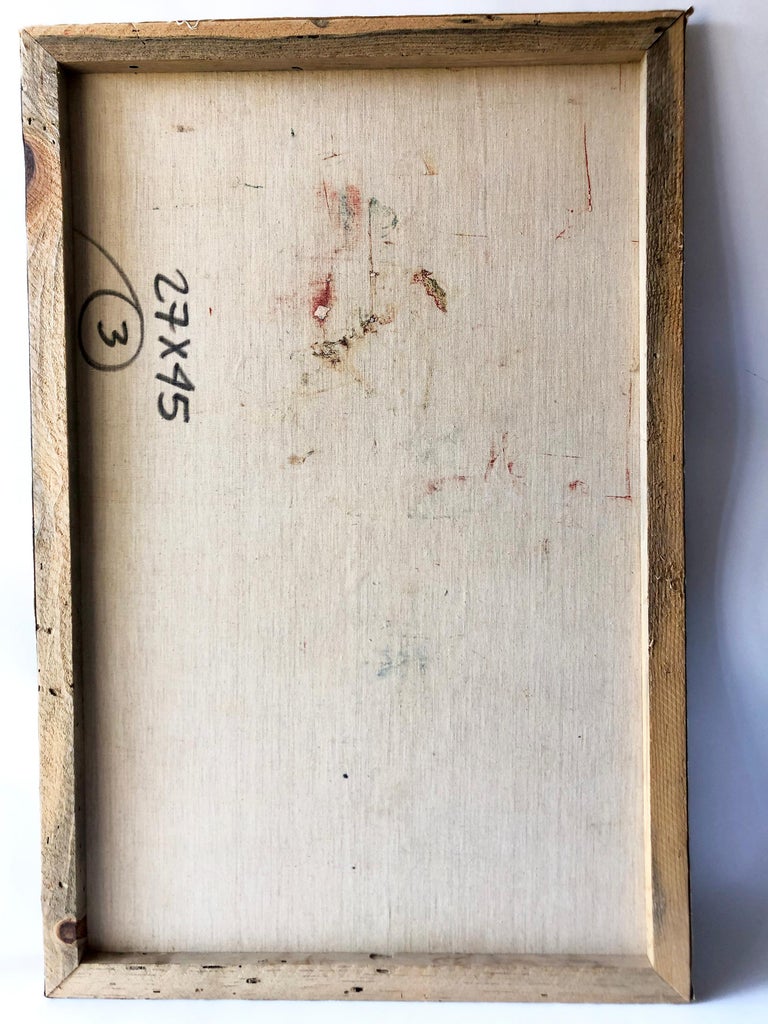 Emile Gerard French Abstract Modernist Oil on Canvas Painting at 1stDibs