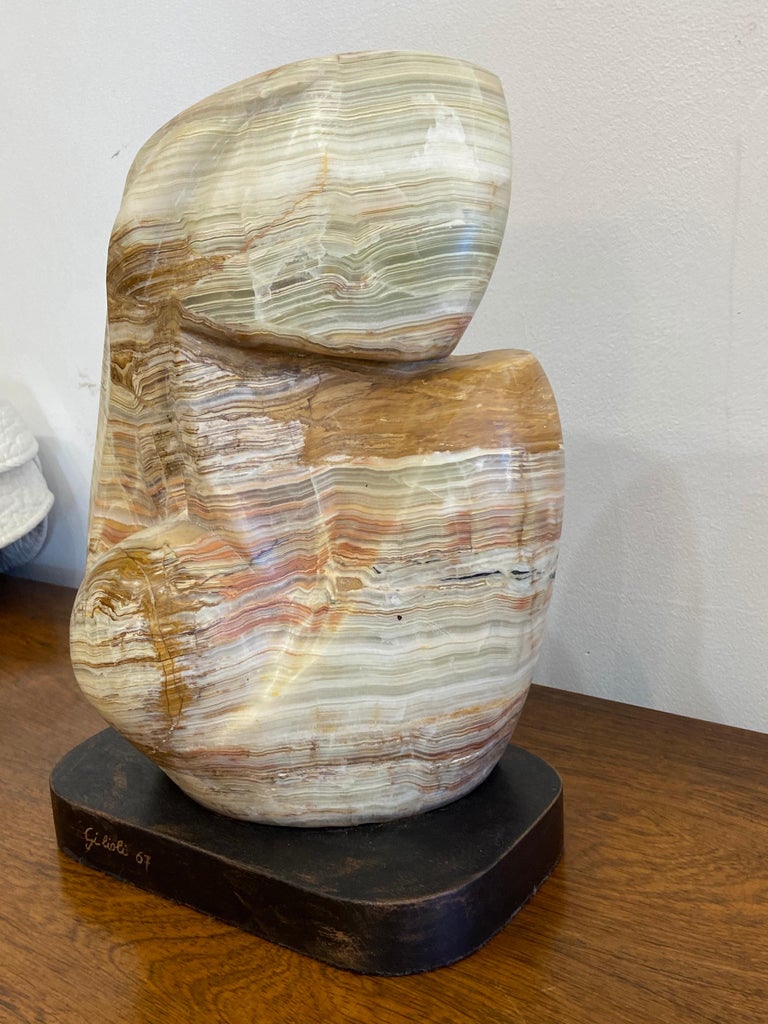 Emile Gilioli Agate Sculpture For Sale at 1stDibs