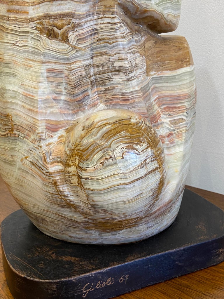 Emile Gilioli Agate Sculpture For Sale at 1stDibs