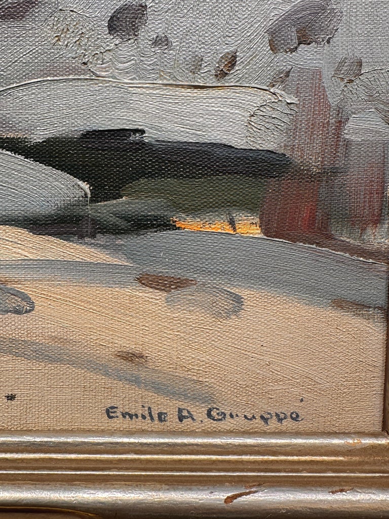 Emile Gruppe - Covered Bridge, Vermont winter landscape by this Cape ...