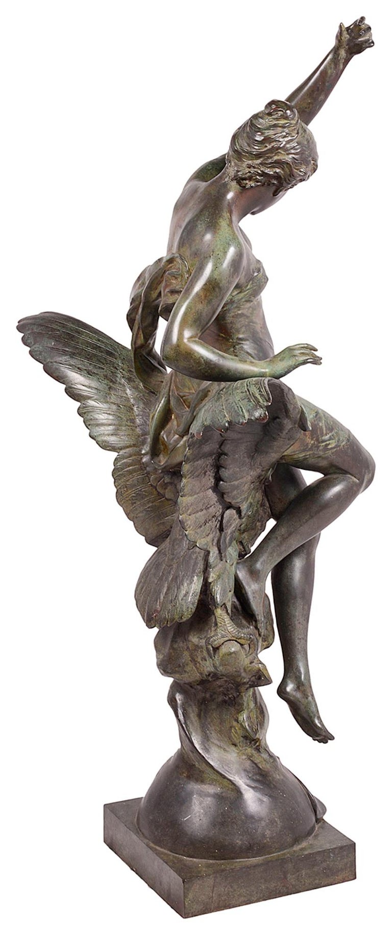 Émile Louis Picault. Jupiter and Hebe, Bronze at 1stDibs