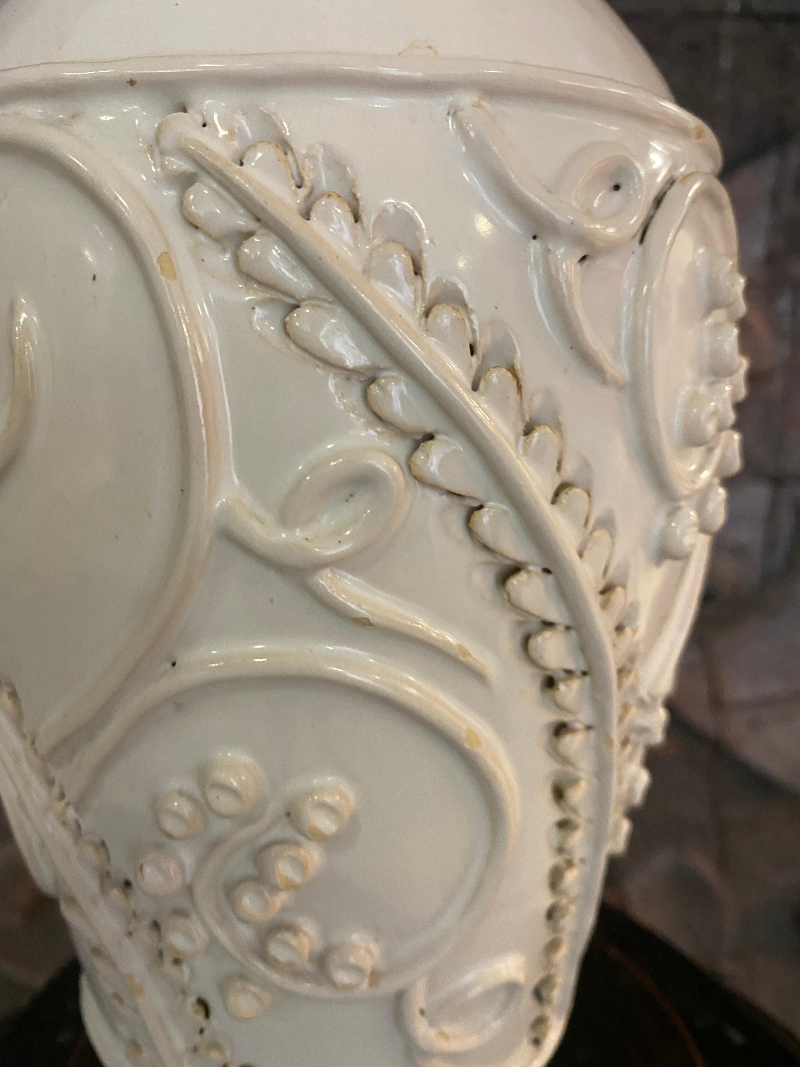 Emile Tessier Art Deco Ceramic Vase, Malicorne, circa 1930-1950 For ...