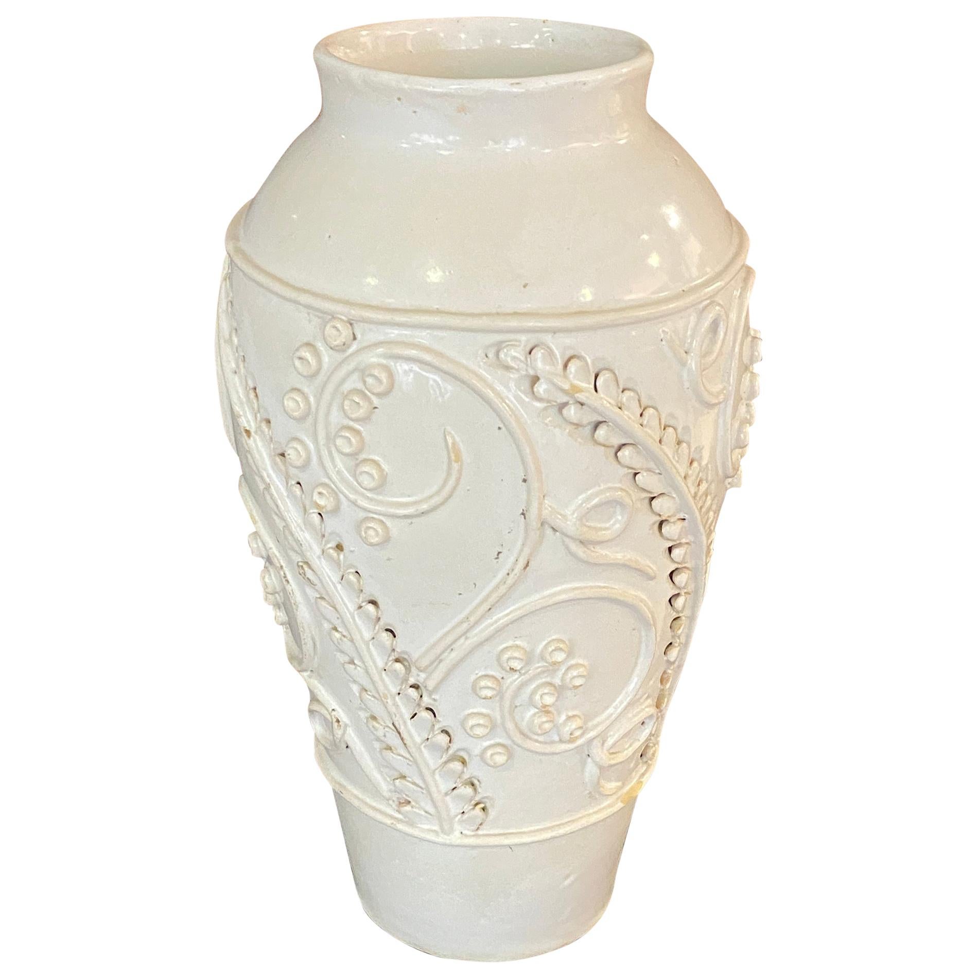 Lachenal, Art Deco Ceramic Vase, circa 1930 For Sale at 1stDibs