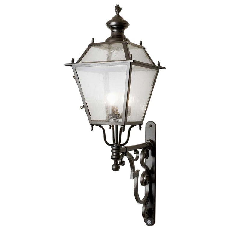 Emilia Outdoor Applique with Decorative Arm For Sale at 1stDibs