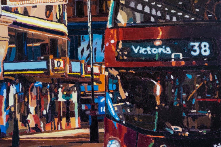 Emilie Fantuz - The West End - original realism architectural cityscape ...