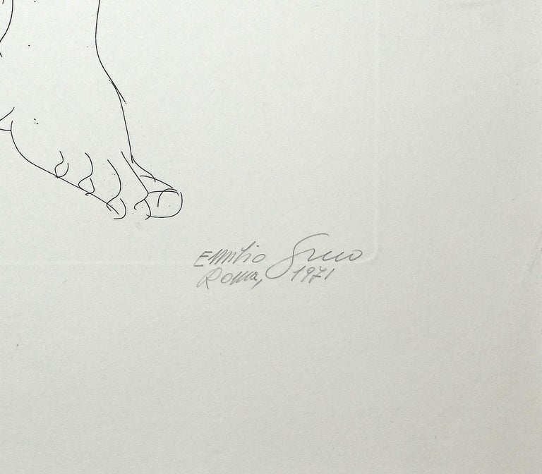 Emilio Greco - Memoria no.2 (Memory no. 2) - Original Etching by E ...