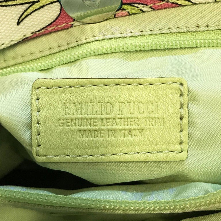 Emilio Pucci Floral Mini Tote at 1stDibs