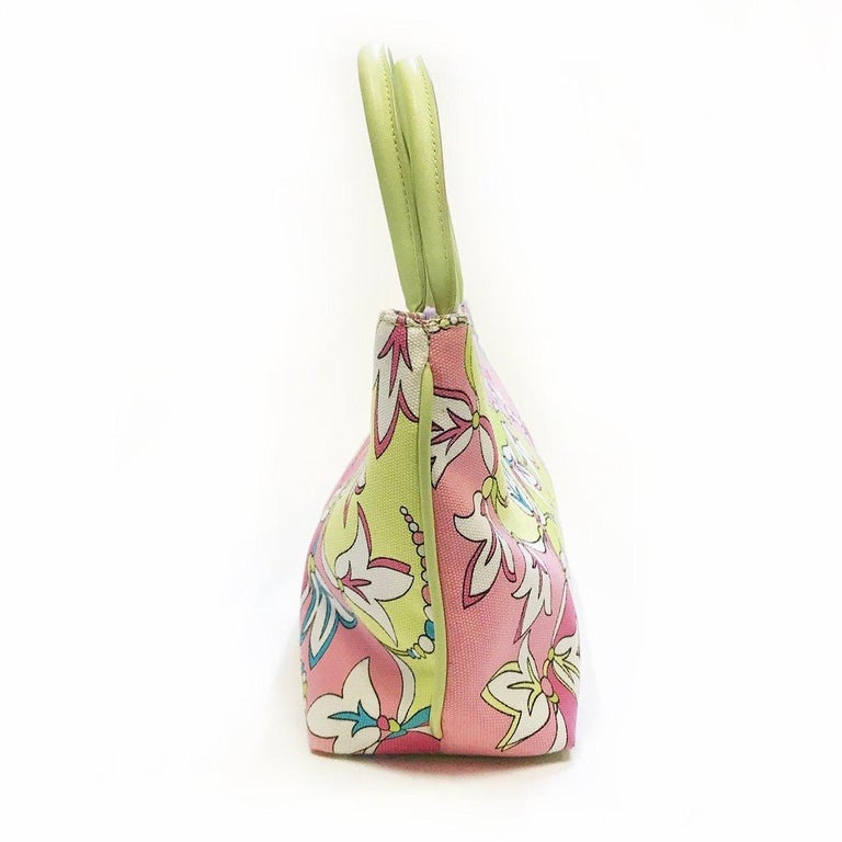 Emilio Pucci Floral Mini Tote at 1stDibs