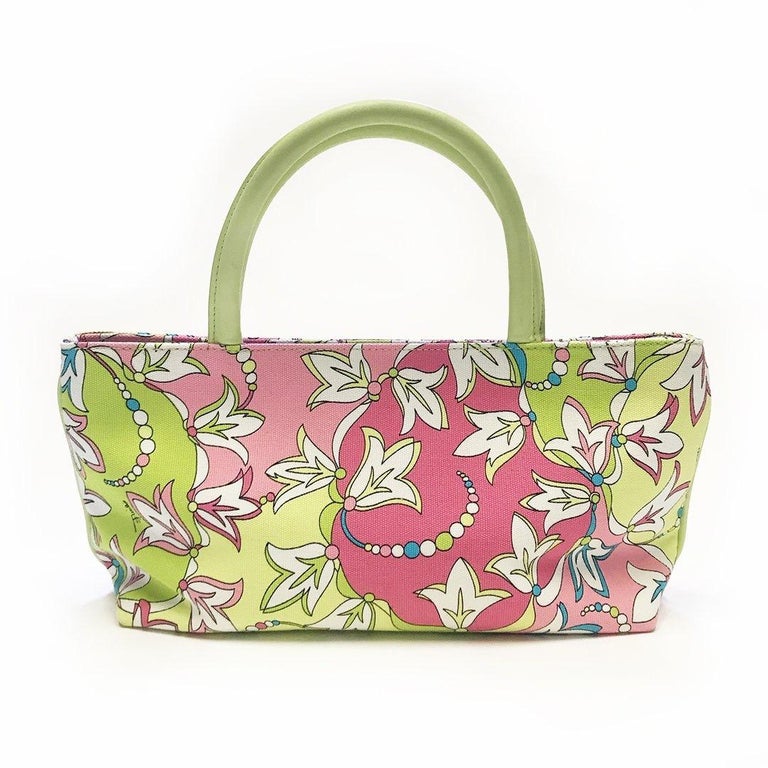 Emilio Pucci Floral Mini Tote at 1stDibs