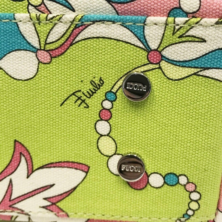 Emilio Pucci Floral Mini Tote at 1stDibs