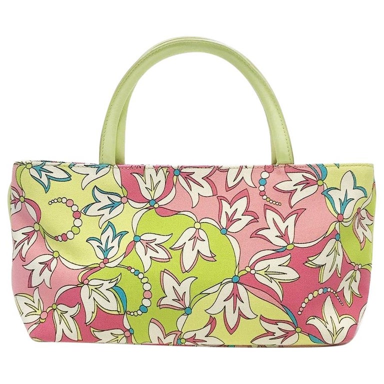 Emilio Pucci Floral Mini Tote at 1stDibs