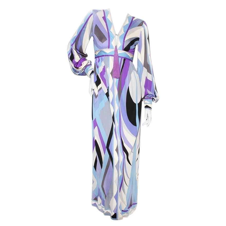 Emilio Pucci Maxi Dress Circa 1960’s at 1stDibs