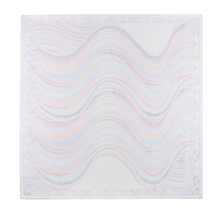 EMILIO PUCCI Multicolor Oversized Abstract Wave Signature Print Beach ...