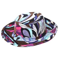 1990s Emilio Pucci Printed Baseball Cap For Sale at 1stDibs