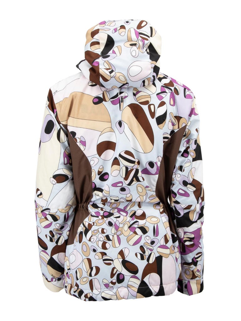 Emilio Pucci Women's Abstract Pattern Ski Jacket For Sale at 1stDibs