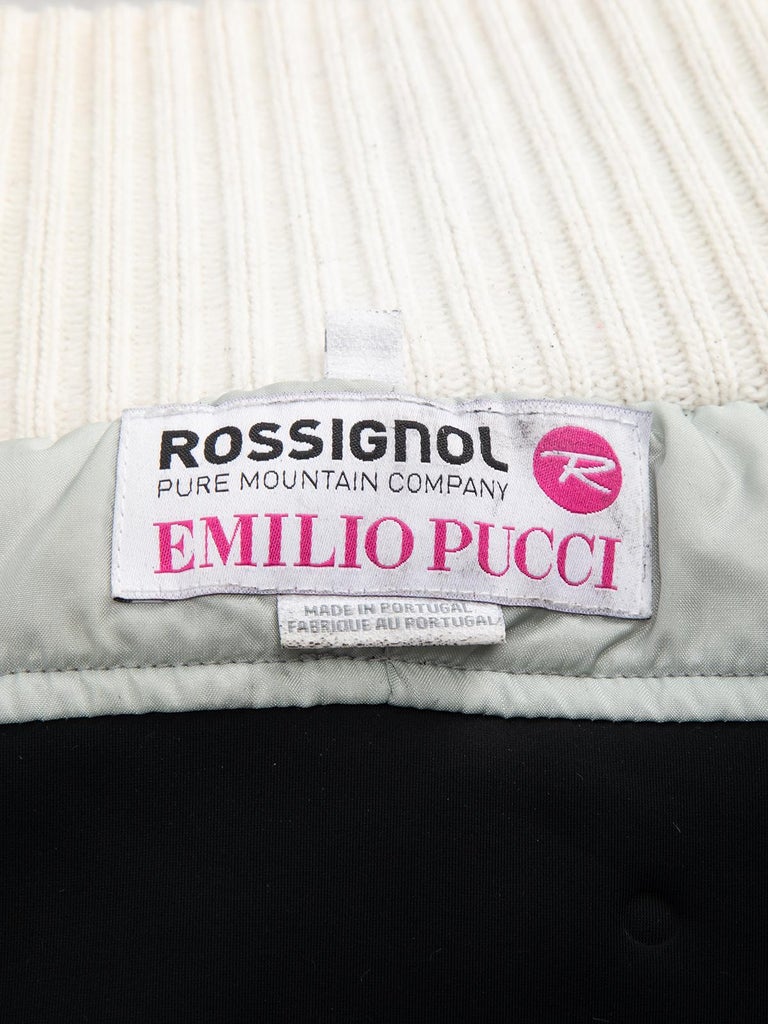 Emilio Pucci Women's Abstract Pattern Ski Jacket For Sale at 1stDibs