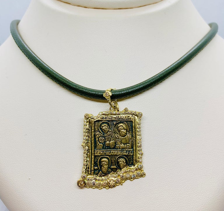 Emily Armenta 18 Karat Gold Diamond Sueno Collection Freeform Artifact ...