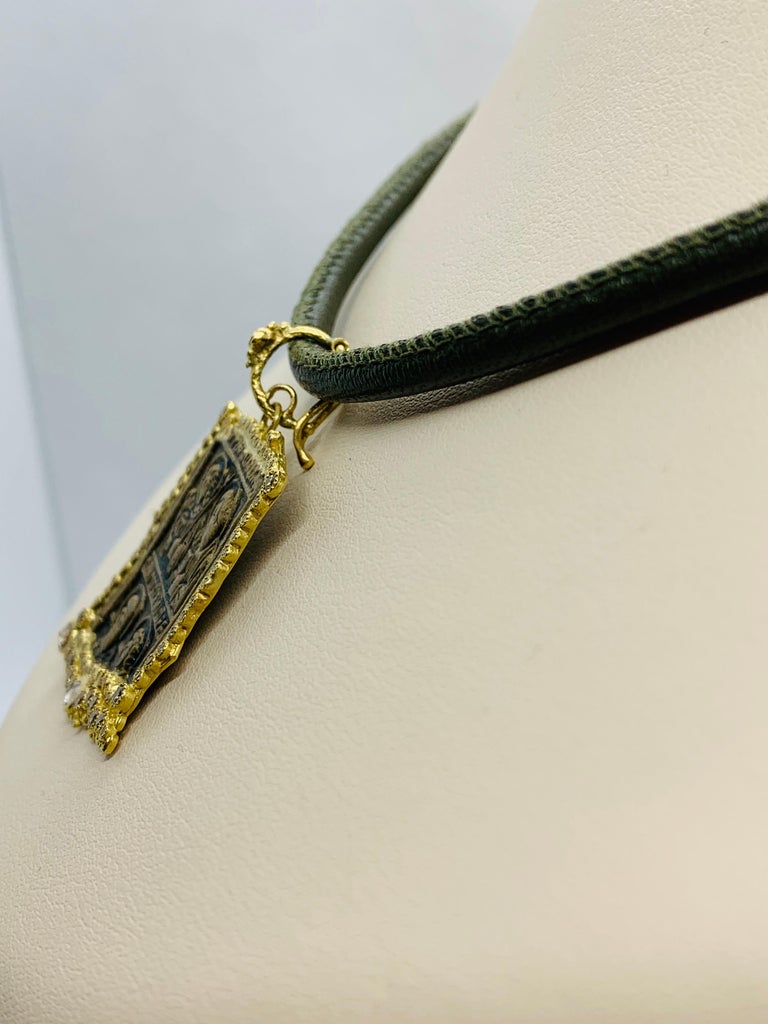 Emily Armenta 18 Karat Gold Diamond Sueno Collection Freeform Artifact ...